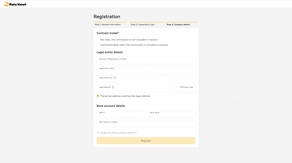 How to Register on RateHawk — Step-By-Step Instructions